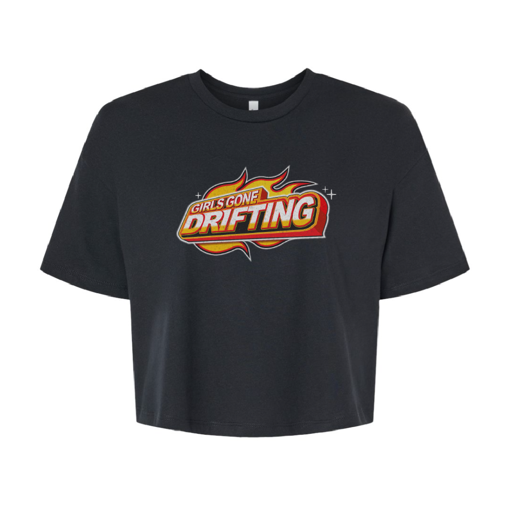 Girls Gone Drifting! Logo Cropped Tank Top